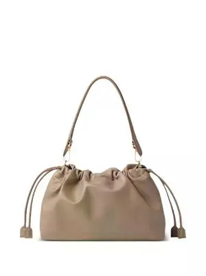 Fendi Large Baguette Soft Logo-plaque Tote Bag - Neutrals