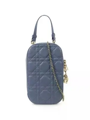 Dior Lady Phone Holder Bag - Blue