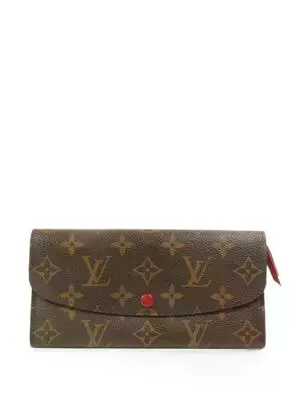 LOUIS VUITTON Emilie Monogram Wallet - Brown