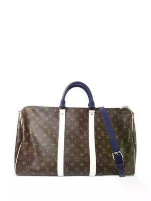 LOUIS VUITTON Monogram Keepall 50 Luggage - Brown