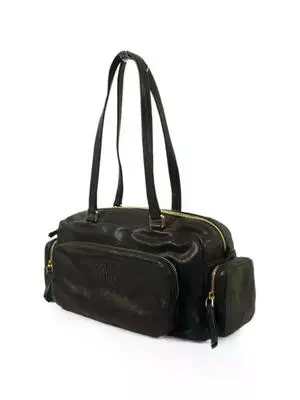 Miu Miu Pocket Leather Shoulder Bag