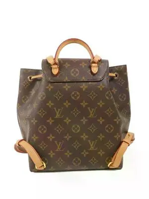 LOUIS VUITTON Montsouris Monogram Backpack - Brown