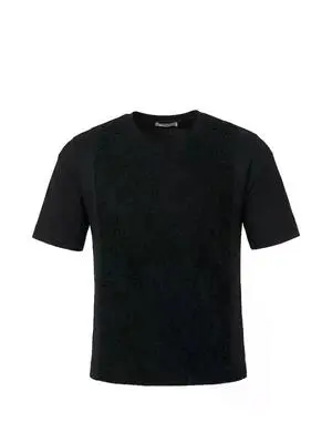 Valentino Garavani Lace-panel T-shirt - Black
