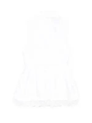 Dice Kayek Double-breasted Broderie-anglaise Jacket