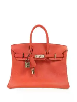 Hermès Togo Leather Handbag - Orange
