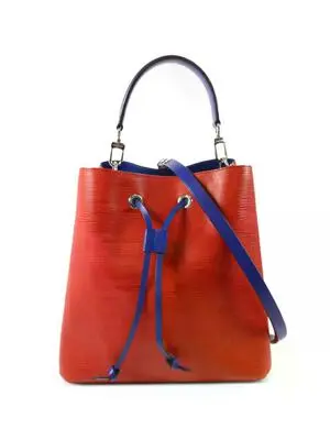 LOUIS VUITTON Louis Vuitton Epi Leather Neonoe MM Bucket Bag Red