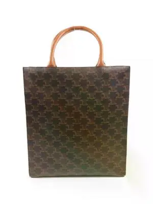 Celine Triomphe Vertical Cabas Two-way Handbag - Brown
