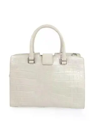 Saint Laurent Croc-effect Tote Bag