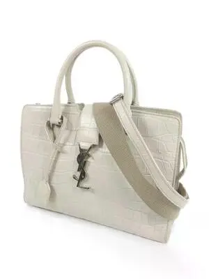 Saint Laurent Croc-effect Tote Bag