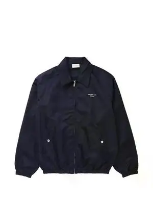 Drole De Monsieur Logo-print Zip-up Jacket - Blue