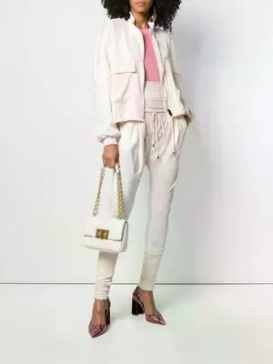 TOM FORD High-rise Tapered Trousers - Pink