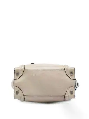 Celine 2011 Micro Leather Luggage Tote Bag