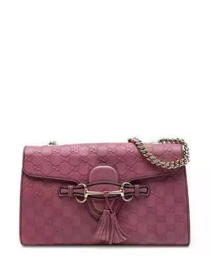 Gucci 2016-2026 Medium Guccissima Emily Shoulder Bag - Pink