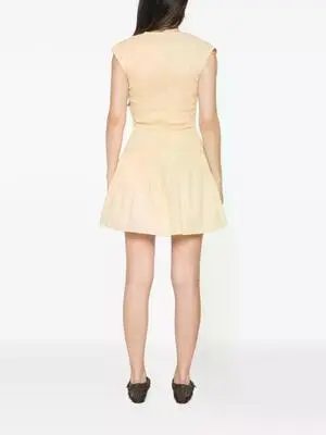 Faithfull The Brand Carmen Shirred-bodice Mini Dress