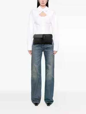 Gucci 2000-2015 Gg Canvas Double Pocket Belt Bag