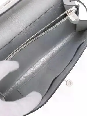 Hermès Kelly To Go Wallet Crossbody Bag - Silver