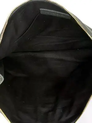 Balenciaga Motocross Giant 12 Zip Around Clutch - Black