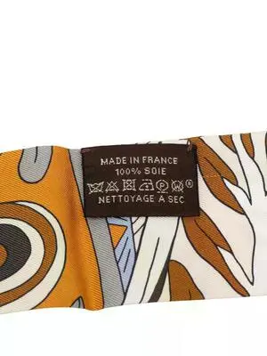 Hermès 2019-2020 Le Jardin De La Maharani Silk Twilly Scarf Scarves