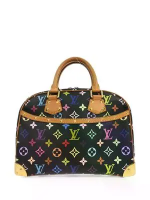 LOUIS VUITTON X Takashi Murakami 2004 Trouville Handbag - Black