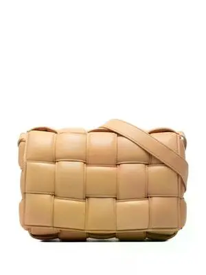 Bottega Veneta 2012-2026 Nappa Intrecciato Padded Cassette Crossbody Bag - Brown