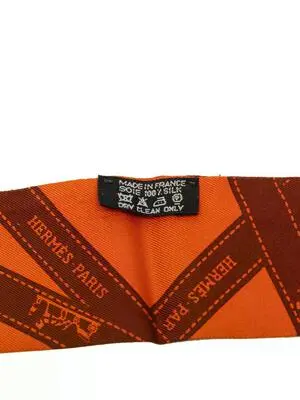 Hermès 2000-2026 Bolduc Twilly Silk Scarf Scarves