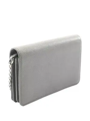 Prada 2013-2019 Saffiano Wallet On Strap Crossbody Bag