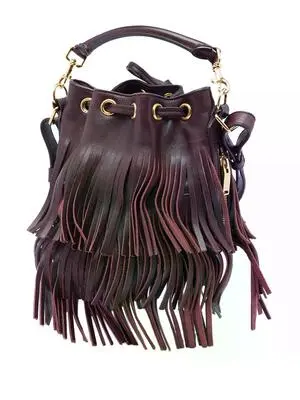 Saint Laurent Emmanuelle Fringe Bucket Bag