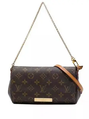 LOUIS VUITTON 2015 Monogram Favorite Mm Satchel - Brown