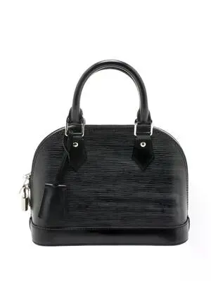 LOUIS VUITTON 2021-2026 Epi Alma Bb Satchel - Black