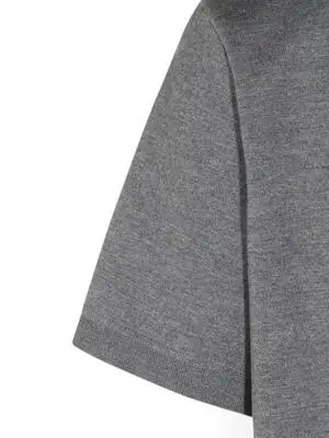 Malo Cashmere-silk Blend T-shirt - Grey