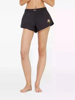 DIESEL® Cotton Boxers With Floral Embroidery