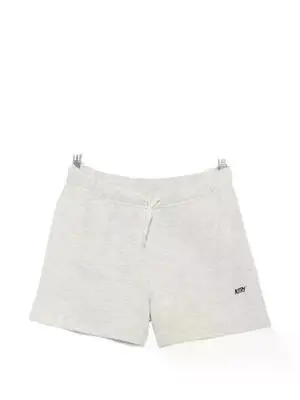 AUTRY Logo-embroidered Drawstring Shorts - Grey
