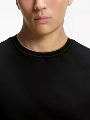 BOSS Slim-fit Contrast-trim T-shirt