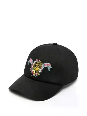Kenzo Tiger Embroidered Baseball Cap - Black