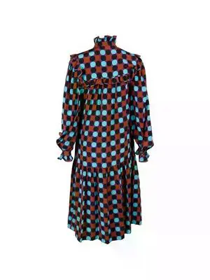 Valentino Garavani Polka-dot Ruffled Dress