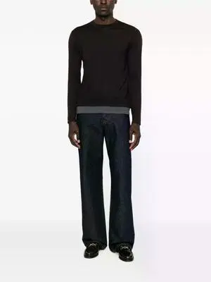 PAOLO PECORA Crew-neck Long-sleeve Knit