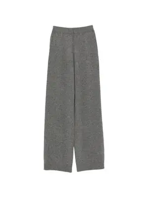 Malo Cashmere Wide-leg Trousers