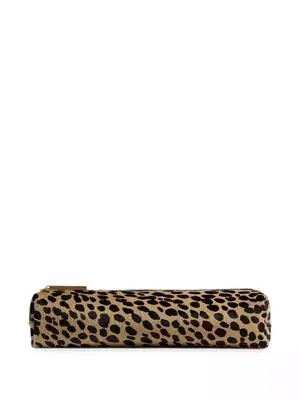 KHAITE Kye Pencil Case In Heyna-print Haircalf
