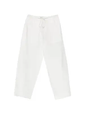 ST. AGNI Drawstring Fastening Cropped Pants - White