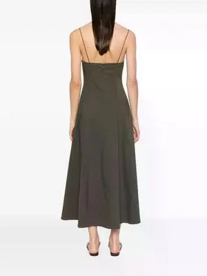 ST. AGNI Cami Panelled Midi Dress