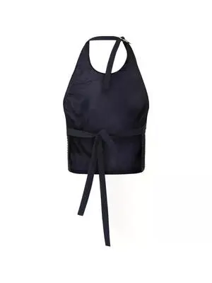 Pinko Rhinestone-embellished Halterneck Top