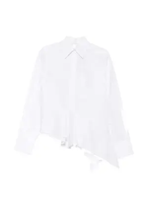 Sportmax Belted Pleated Trousers - White