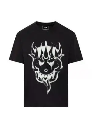Y3 Chito Graphic-print T-shirt - Black