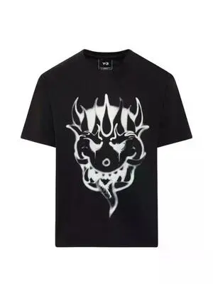 Y3 Chito Graphic Short-sleeve Tee - Black