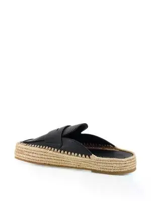 PALOMA BARCELO Belinda Raffia-platform Mules