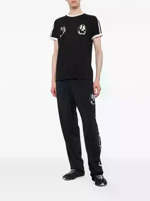 Y3 Skull-print 3-stripes T-shirt