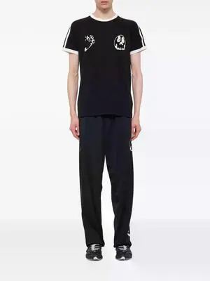 Y3 Skull-print 3-stripes T-shirt