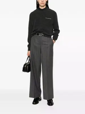 Peserico Pinstripe-pattern Palazzo Pants