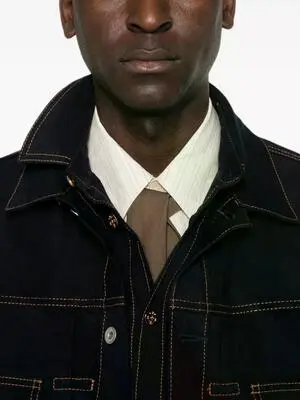 Sacai Layered-design Denim Jacket