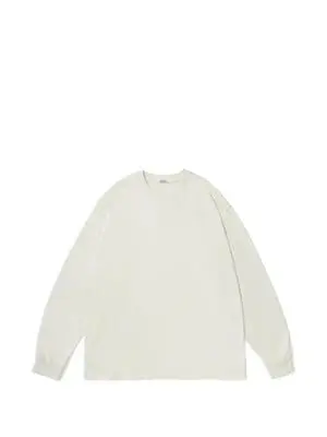 A.PRESSE Long-sleeve Crew-neck Sweater - Neutrals